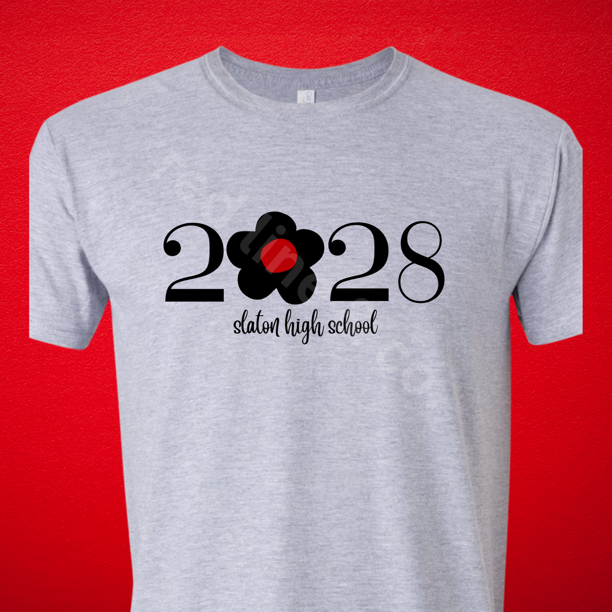 Class of 2028 Design 3 – Red Line and Co